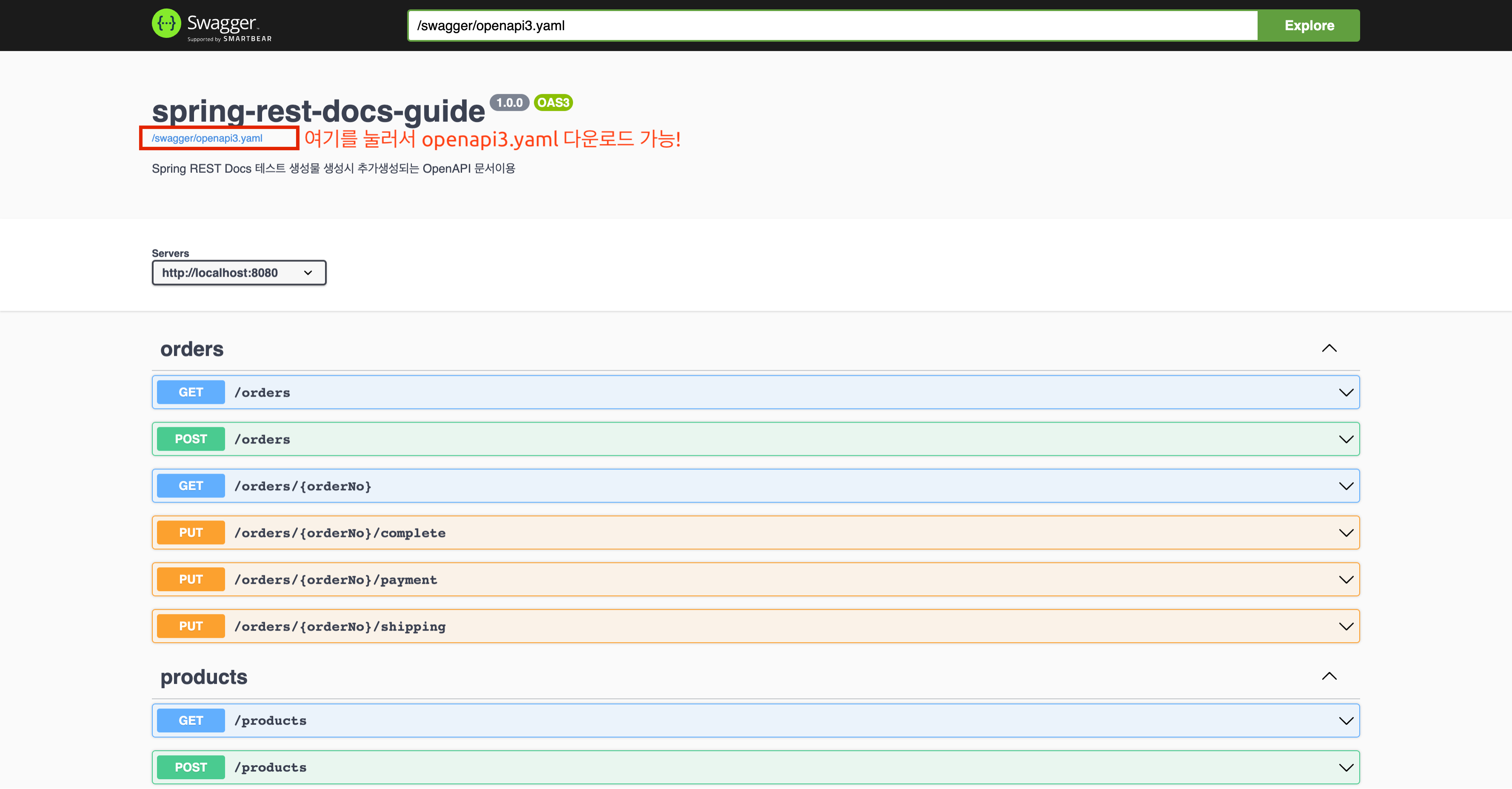  API Spring REST Docs 